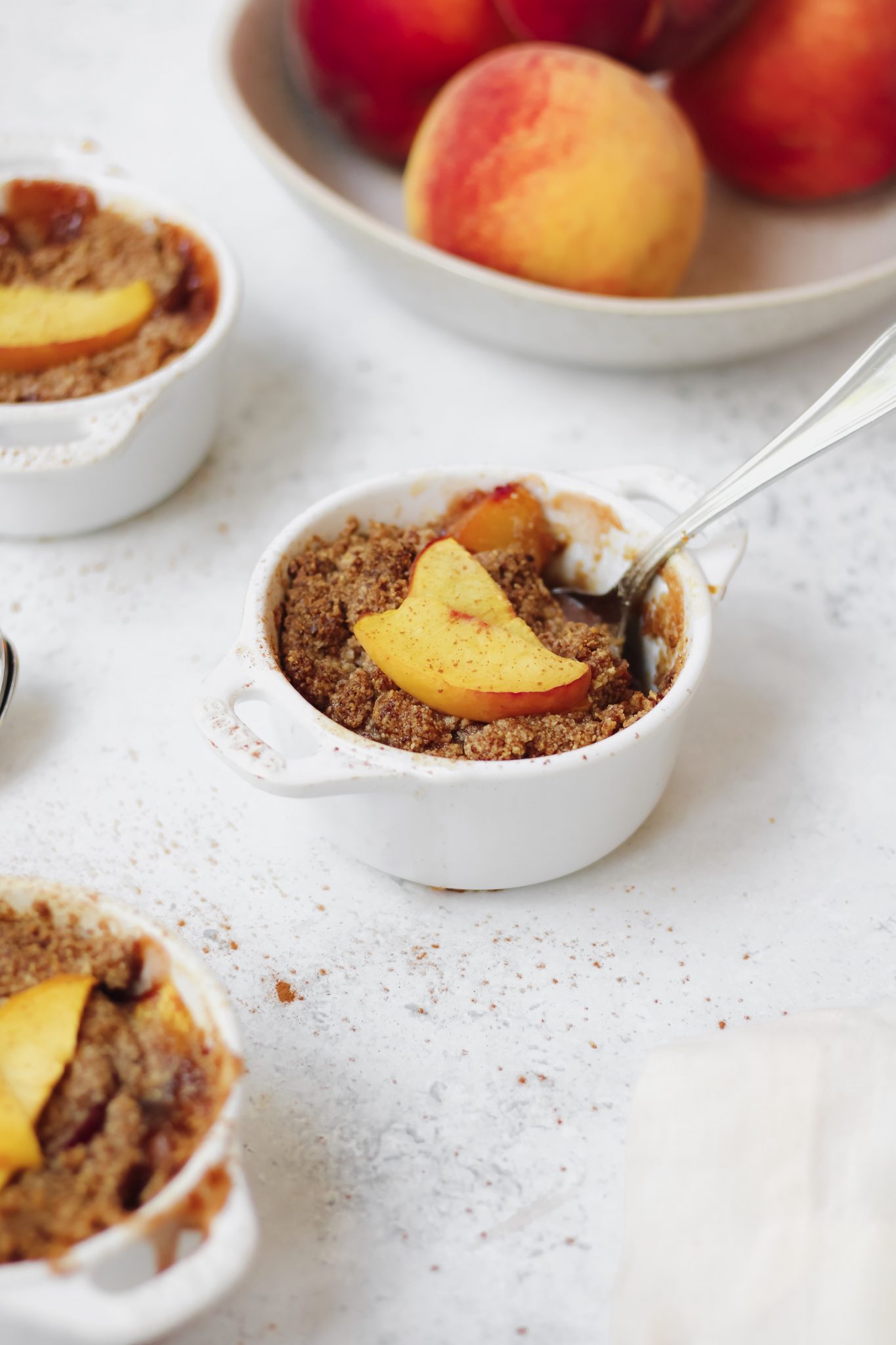 Mini Paleo Peach Crisps (Paleo & Vegan) – Live Healthy with Lexi