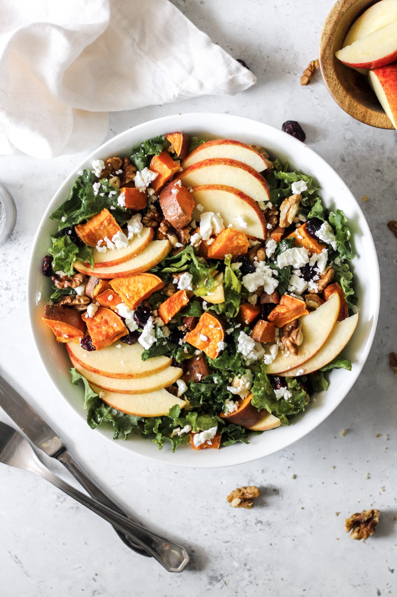 Fall Harvest Kale Salad – Live Healthy with Lexi