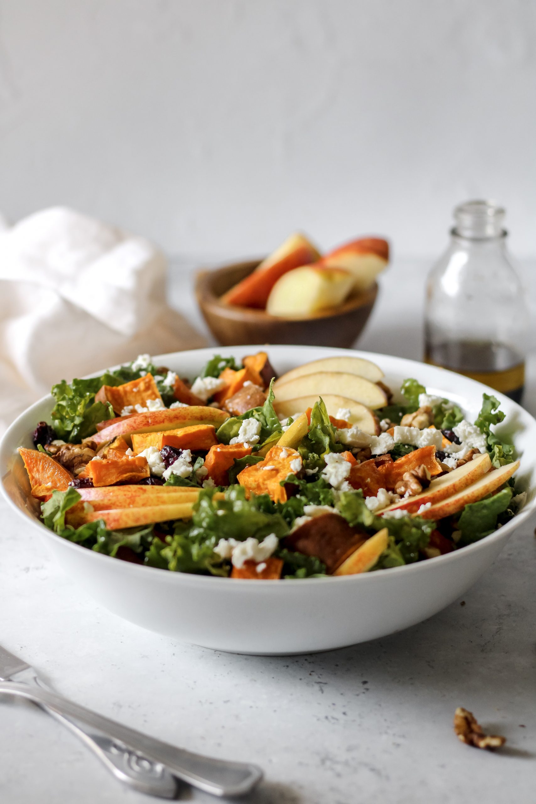 Fall Harvest Kale Salad – Live Healthy with Lexi